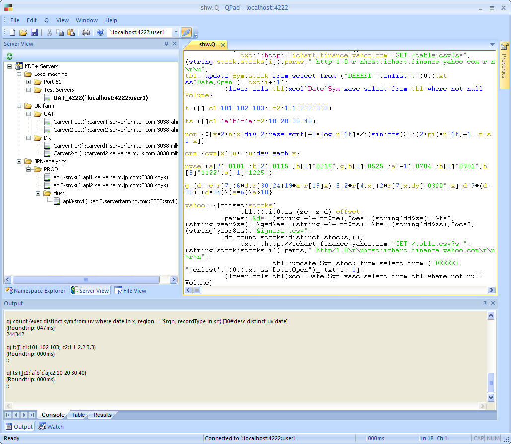 Q Insight Pad - Screenshots
